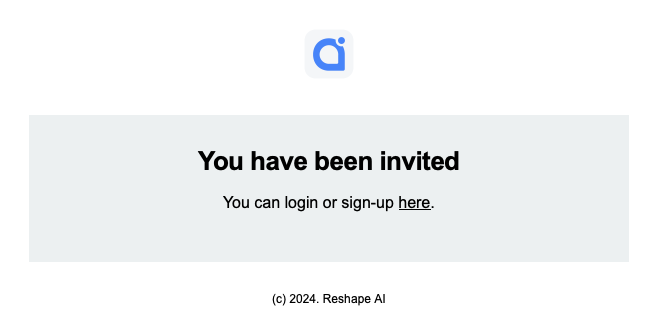 Documentation - Get Started | Reshape AI